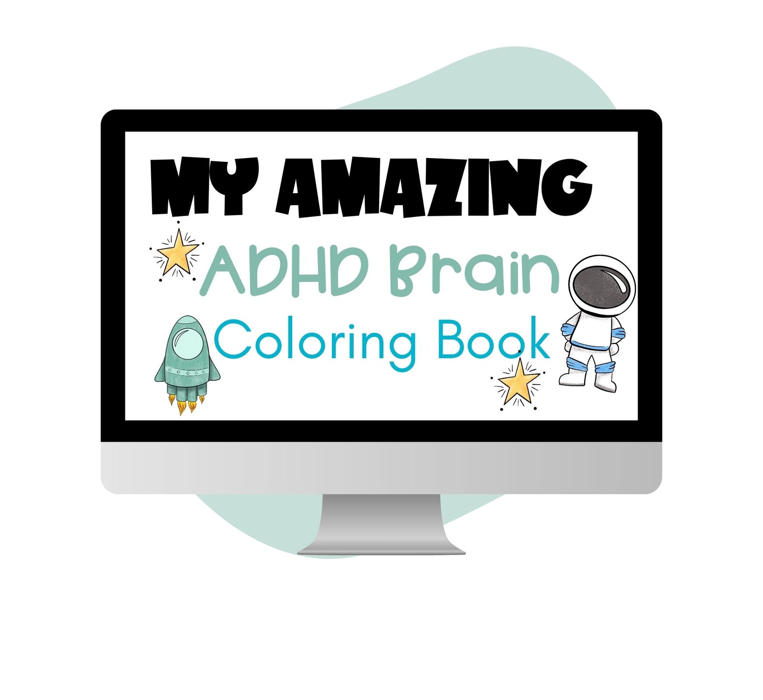 My Amazing ADHD Brain Coloring Book – Pop Sugar Cafe