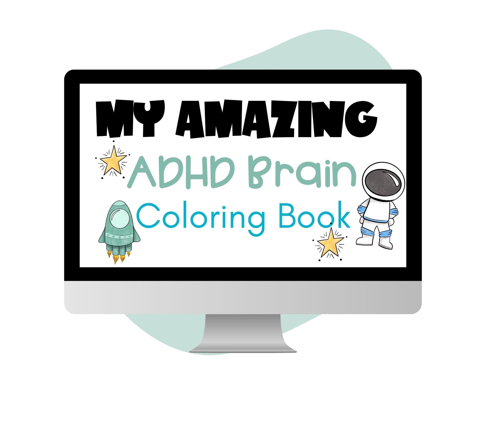 My Amazing ADHD Brain Coloring Book – Pop Sugar Cafe
