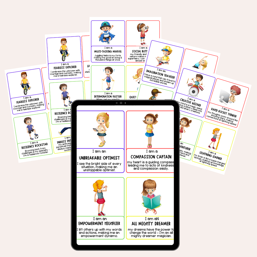 ADHD Superhero Flashcards: Fun Educational Focus Tool for Kids | Pop ...